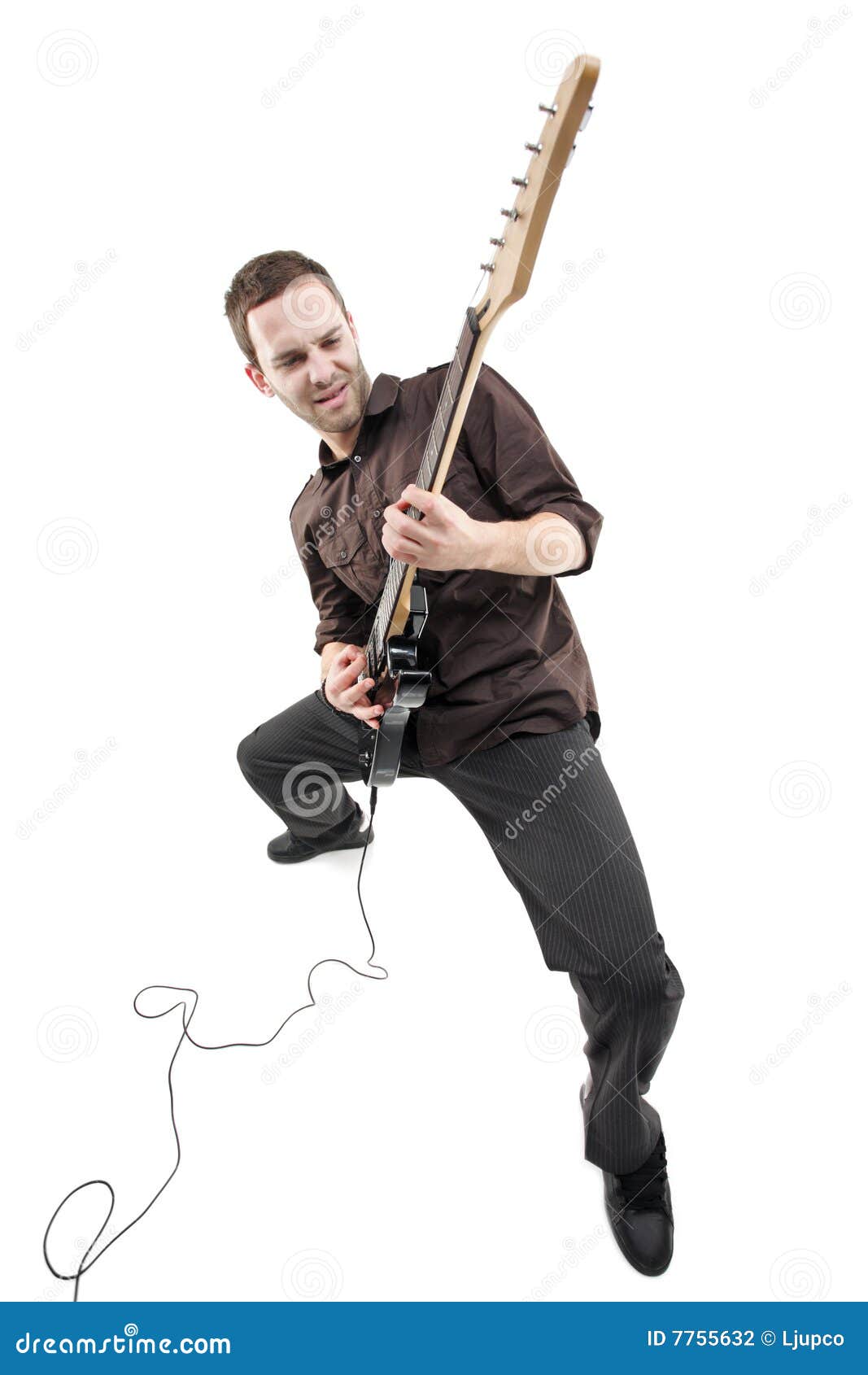 Person Playing A Guitar Stock Photography - Image: 7755632