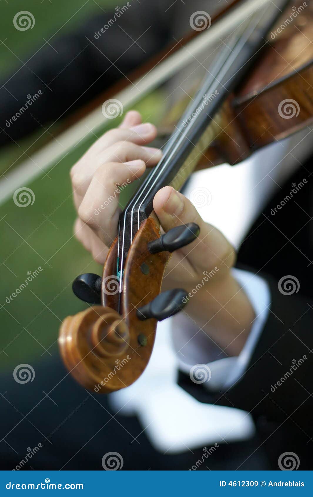 Person Playing Violin stock image. Image of detail, closeup - 4612309