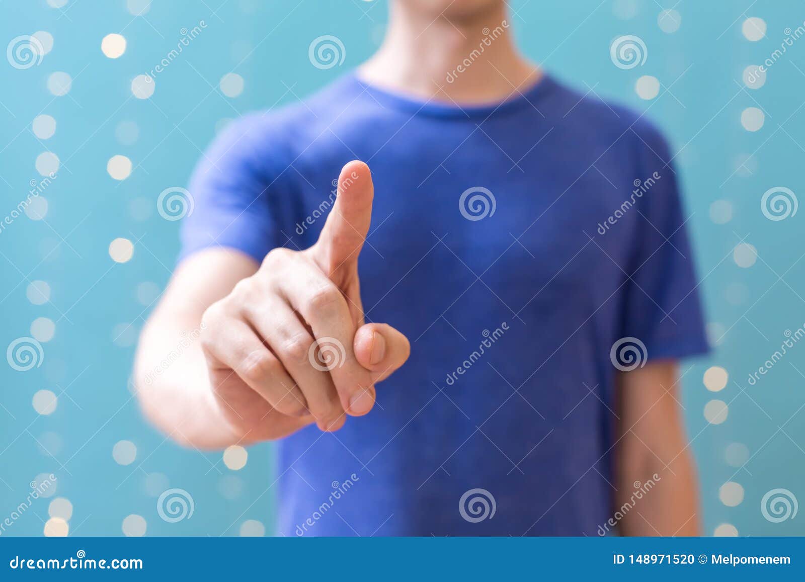 Person Pointing at Something Stock Photo - Image of shining, person ...