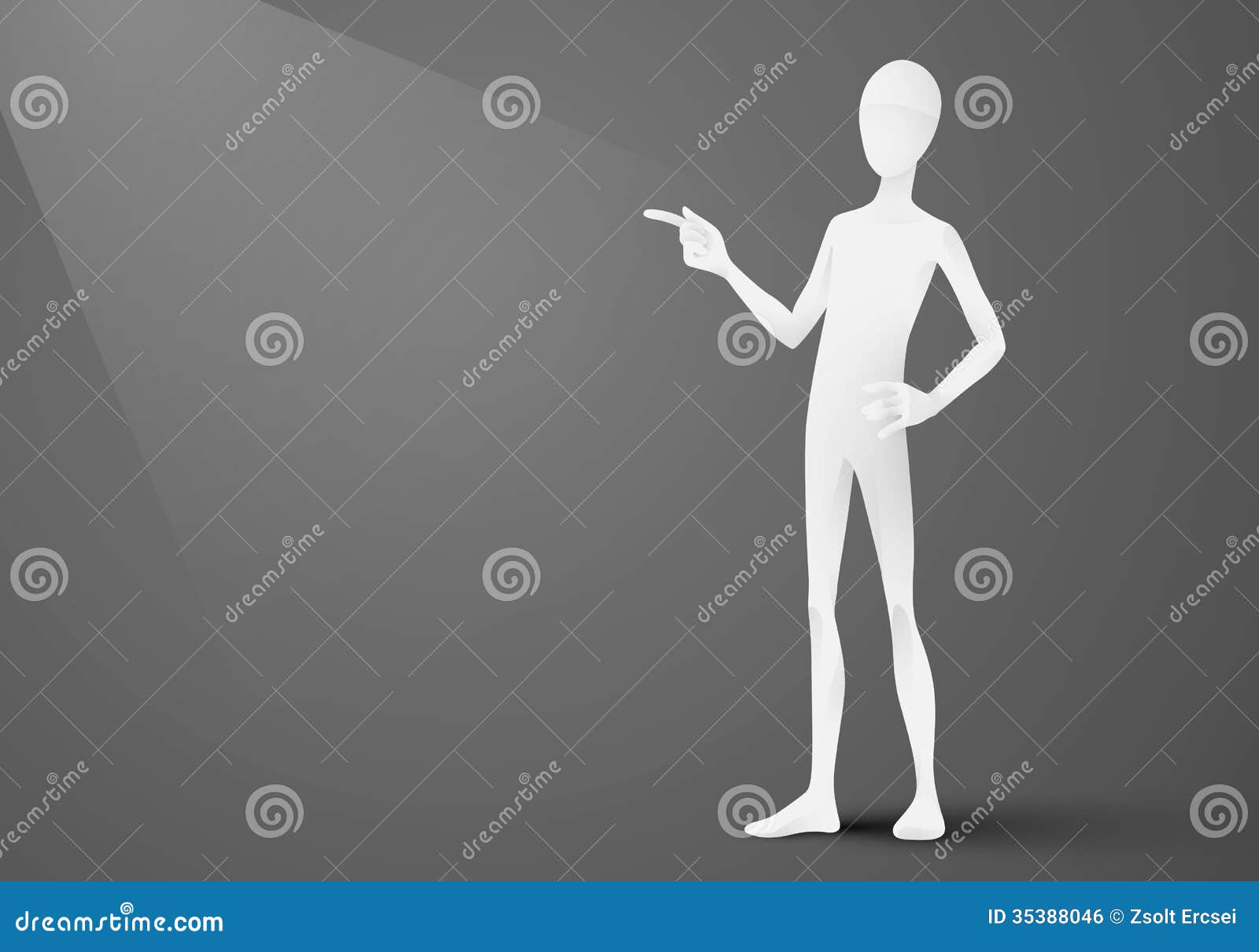 Person Is Pointing At Empty TV Or Television, Showing Or Marketing ...