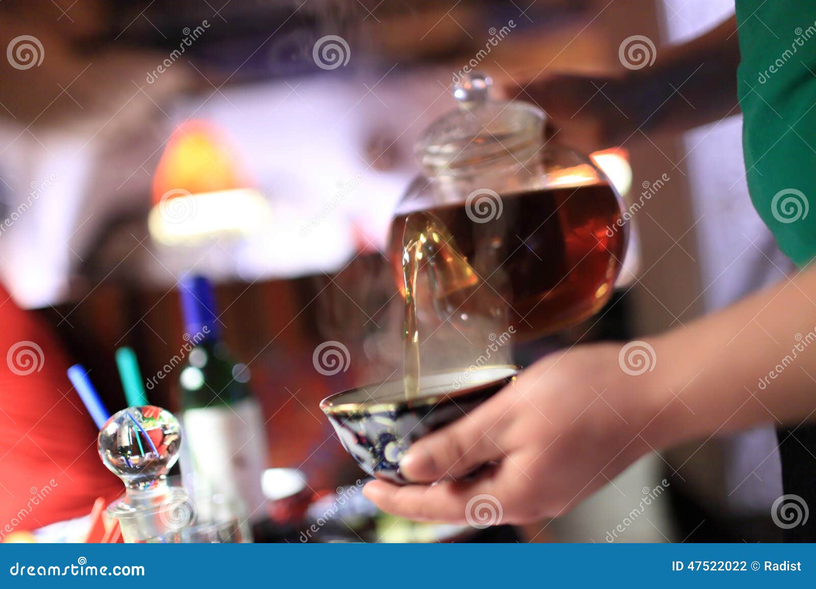 Person pouring tea stock photo. Image of inside, asian - 47522022
