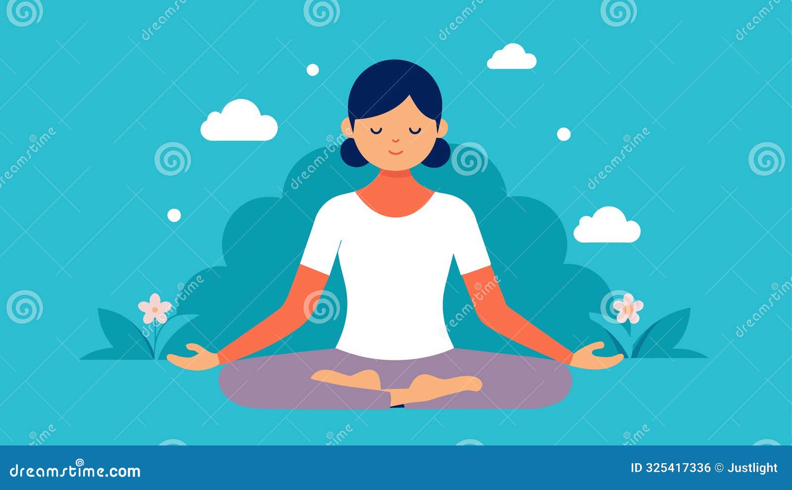 A Person Practicing Deep Breathing Techniques Showing the Connection ...