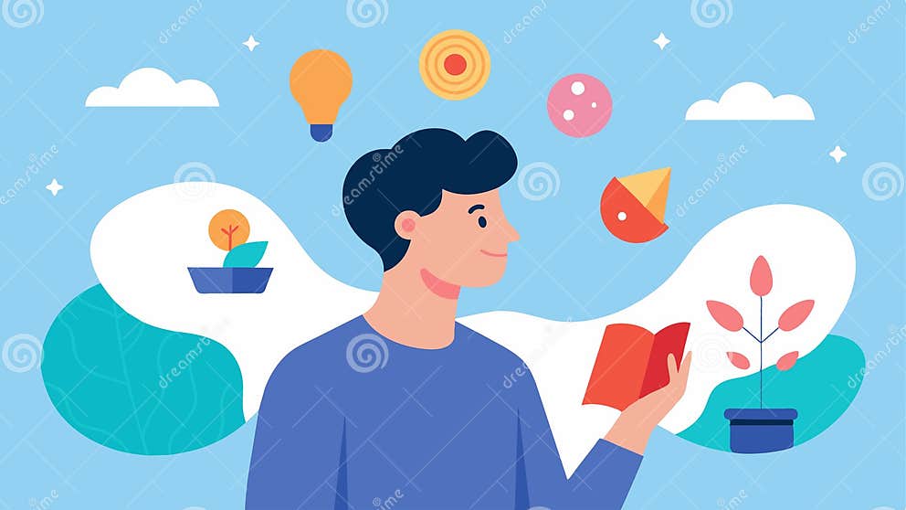 A Person Practicing Visualization Techniques Using Their Imagination To ...