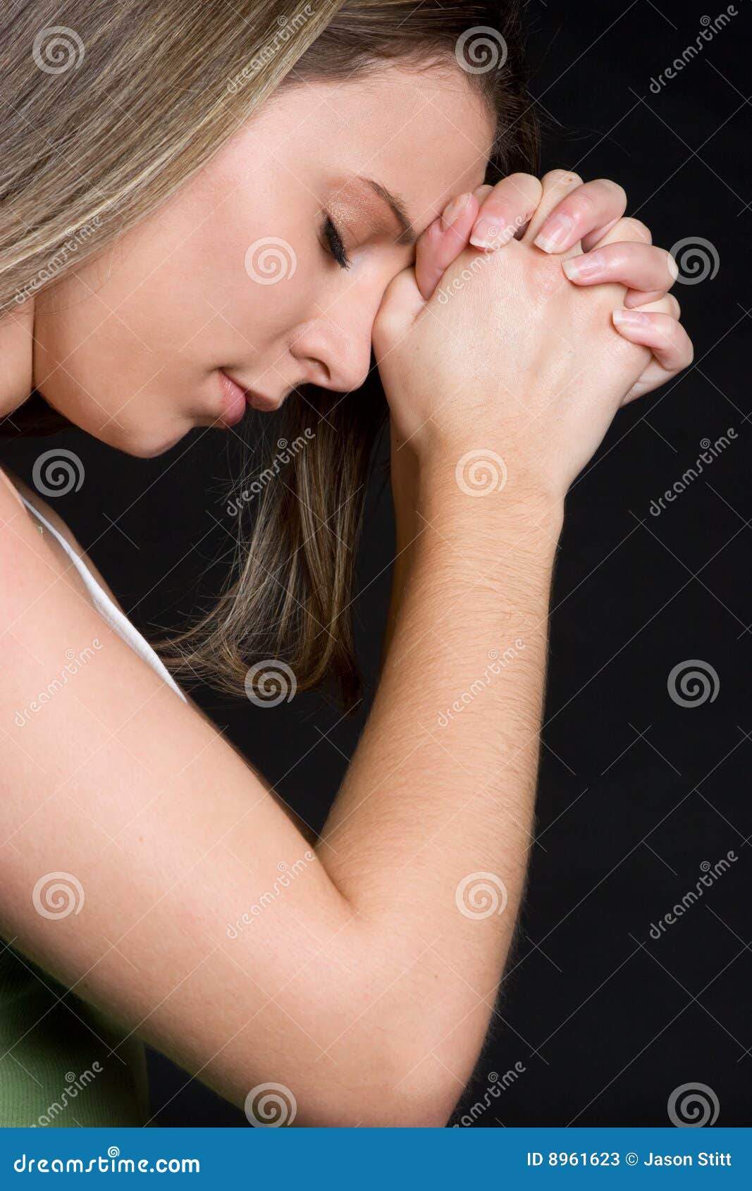 Person Praying stock image. Image of portrait, spiritual - 8961623