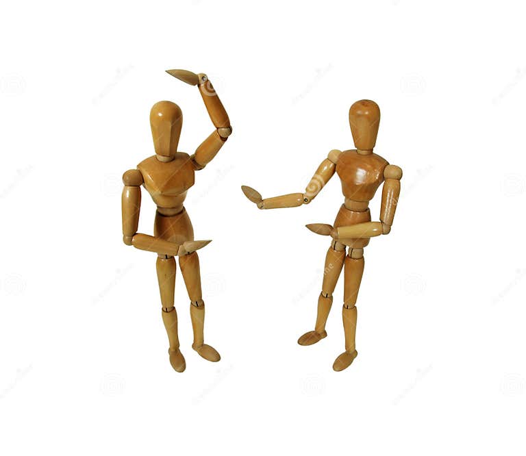 Person Presenting Another Goofing Off Stock Photo - Image of goofing ...