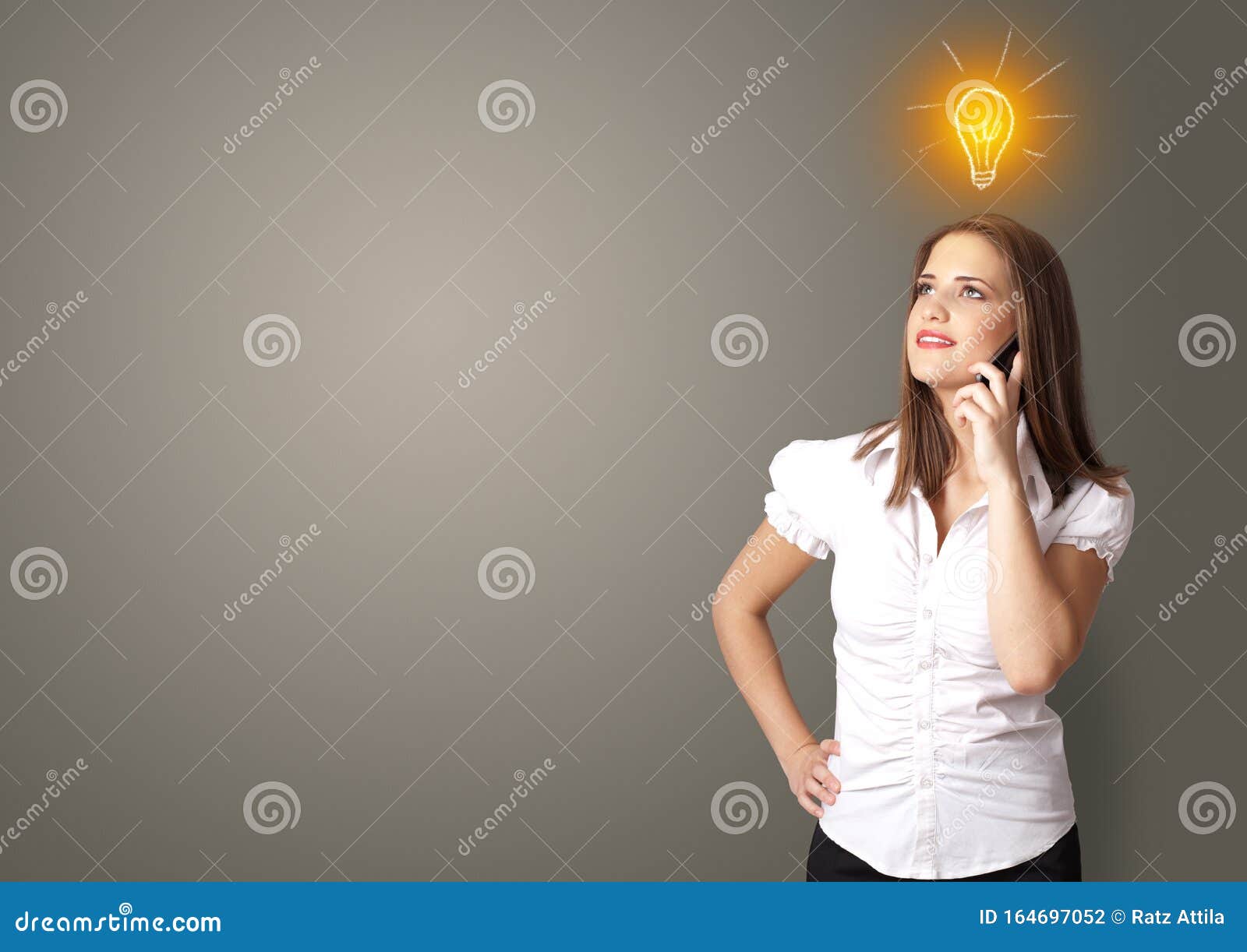 Person Presenting New Idea Concept Stock Photo - Image of industry ...