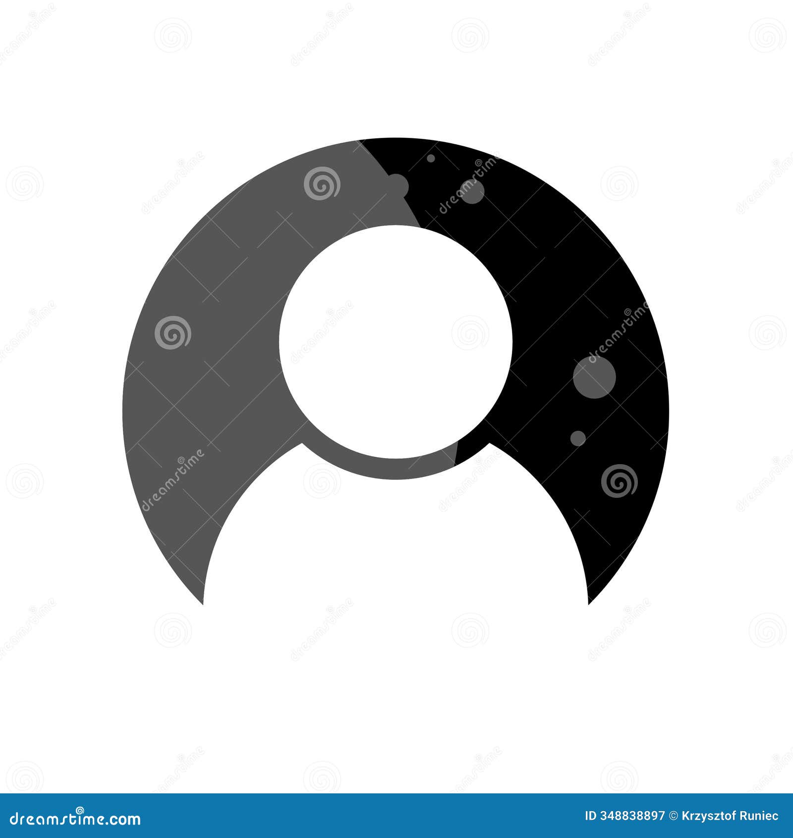 Person Profile, User Avatar - Vector Icon Stock Illustration ...