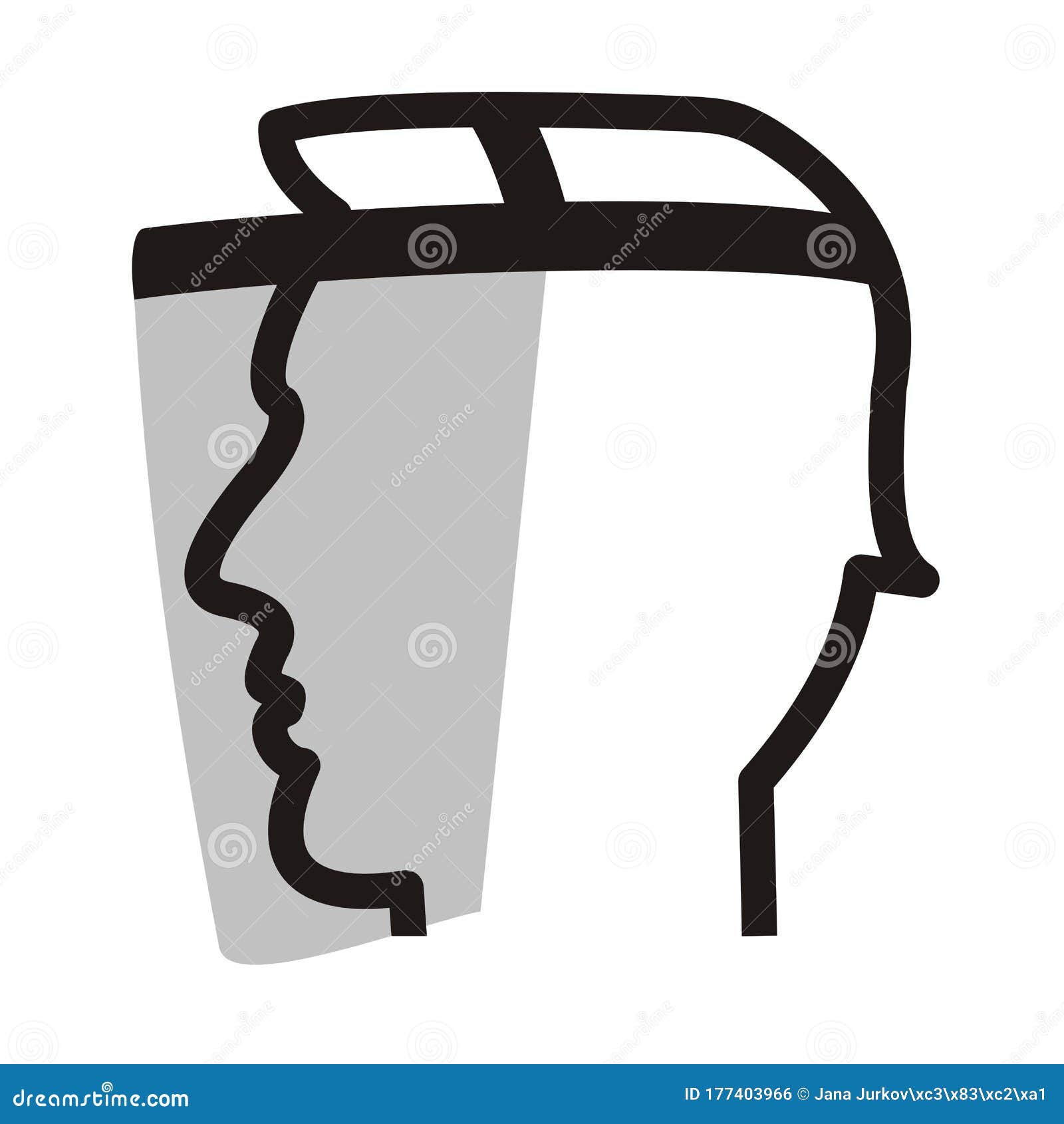 Person with Protective Face Shield, Vector Icon Stock Vector ...