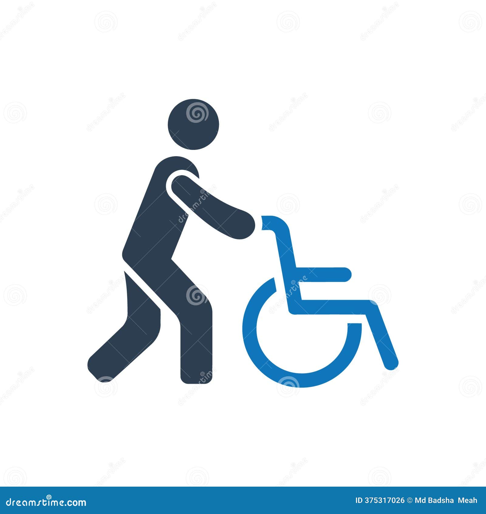 Person Pushing Large Gears, Effort And Hard Work In Mechanism. Vector ...