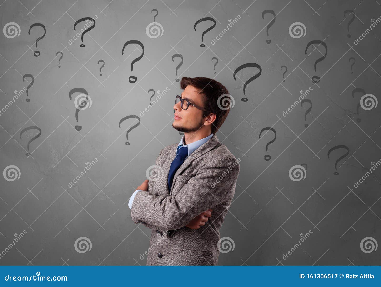 Person with Question Concept Stock Image - Image of good, decision ...