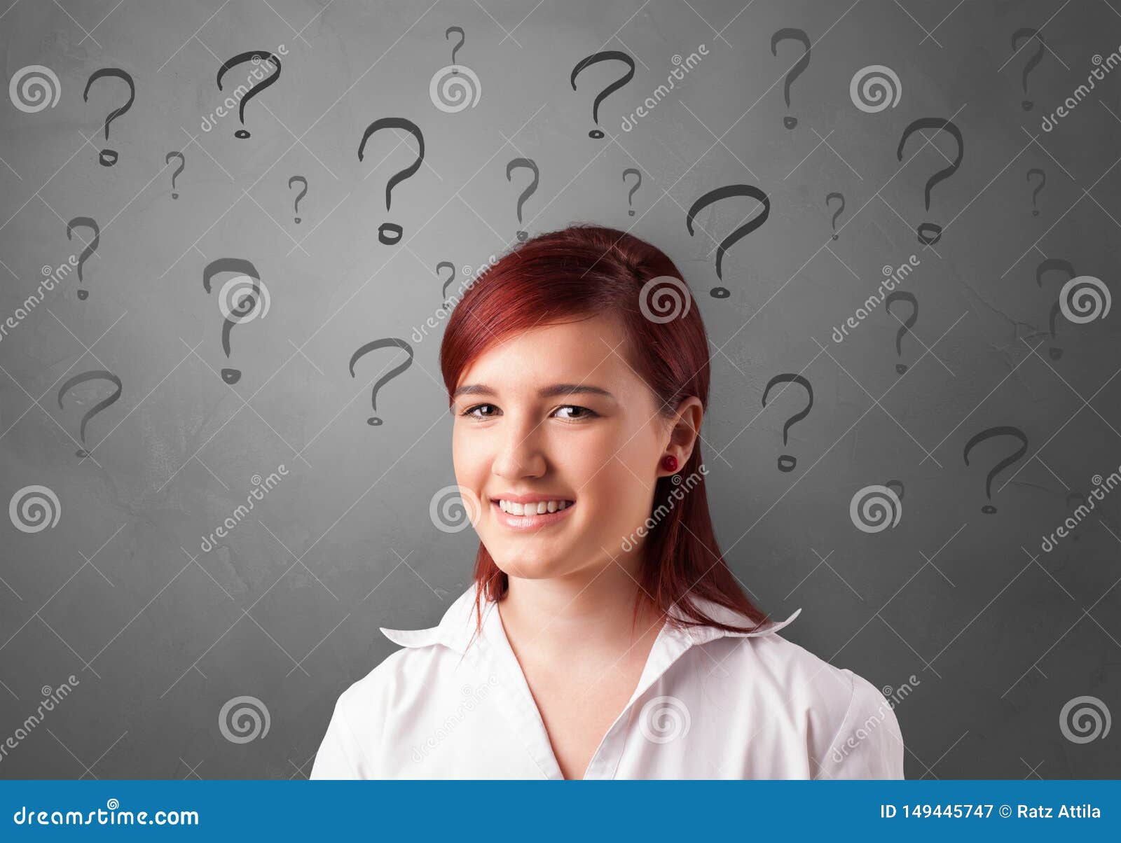 Person with Question Concept Stock Image - Image of decision, dark ...