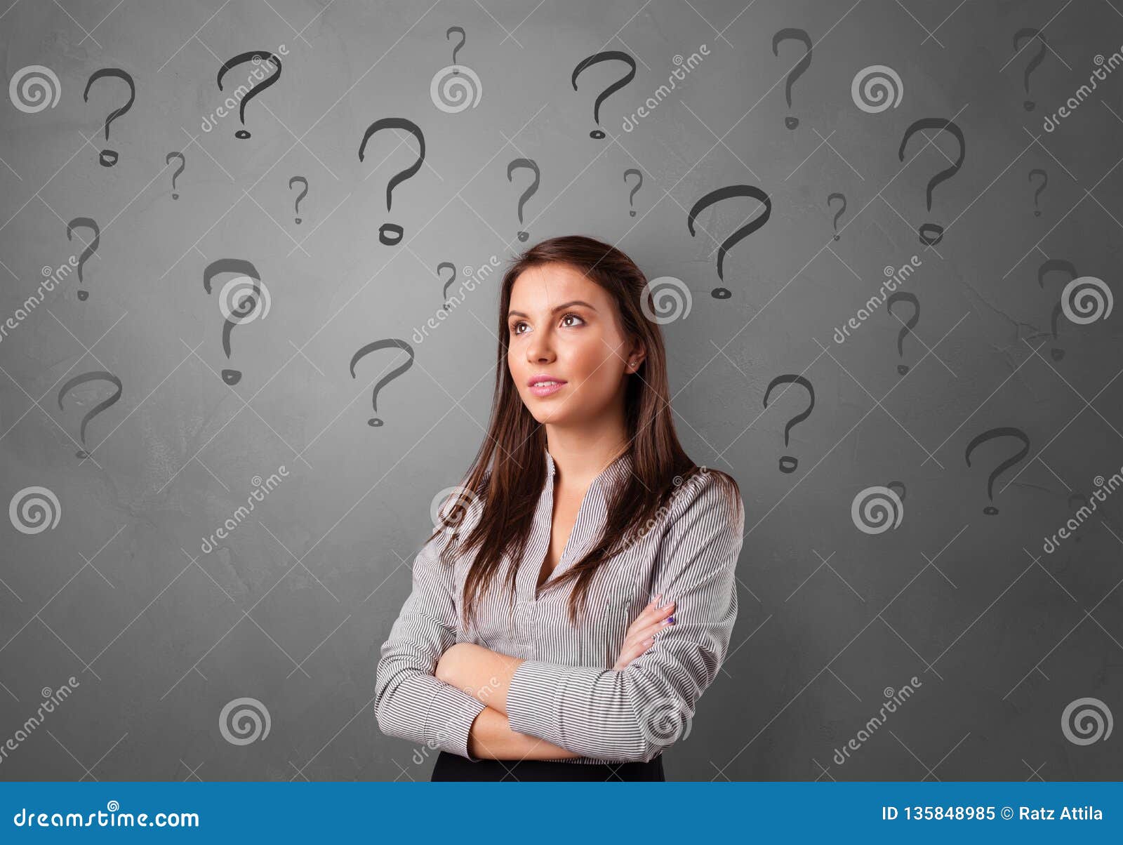 Person with Question Concept Stock Image - Image of black, eyes: 135848985