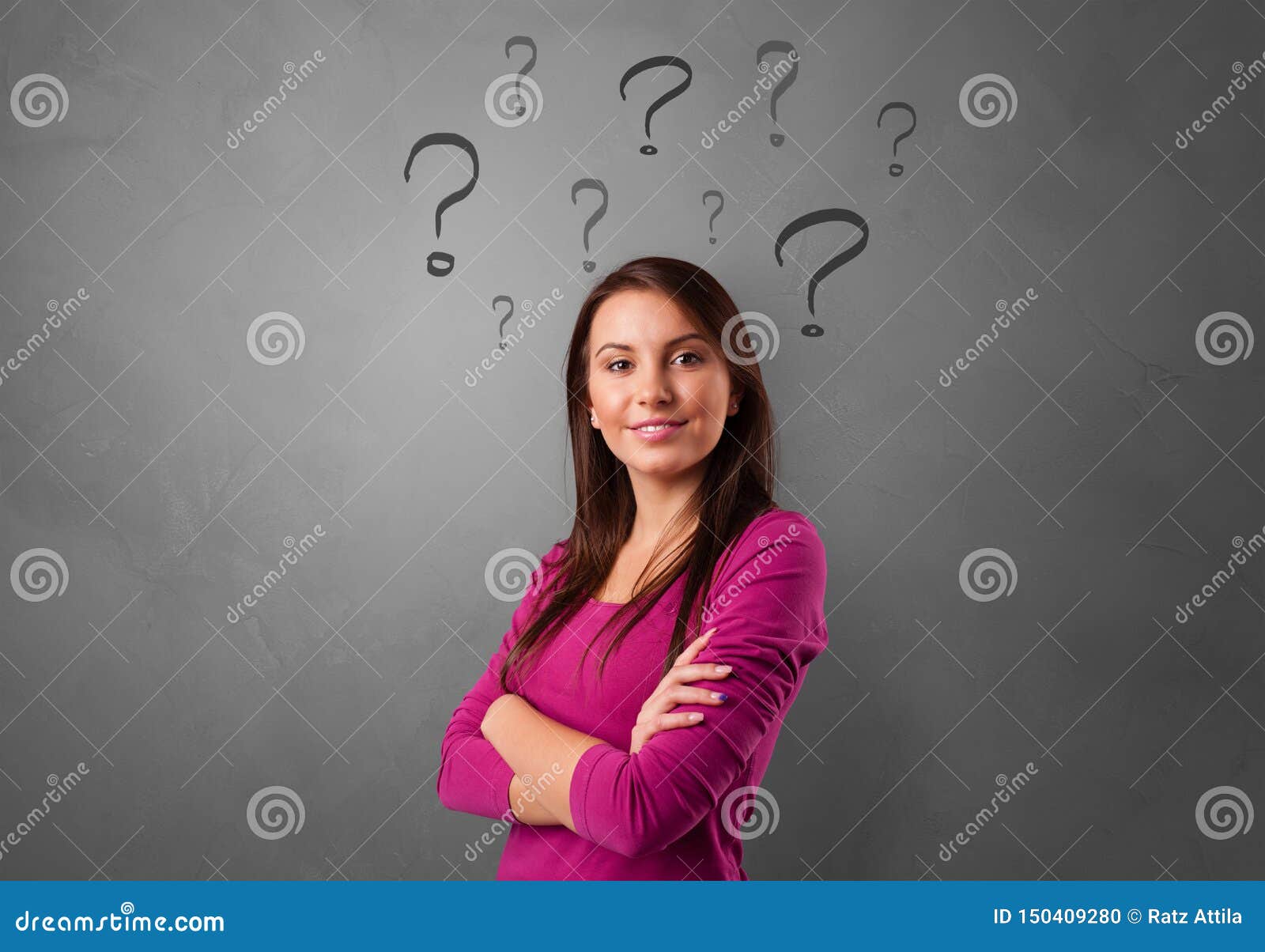 Person with Question Concept Stock Photo - Image of learn, question ...
