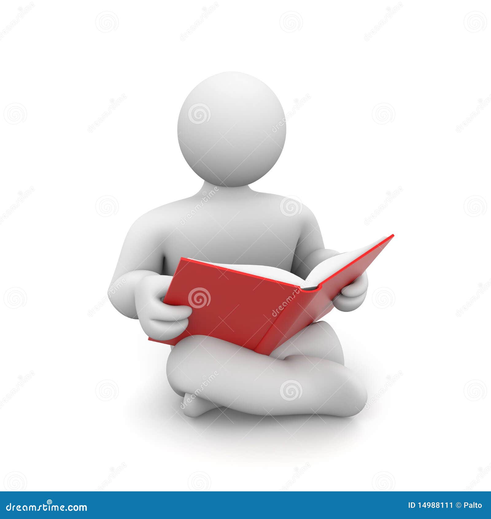 Person read the book stock illustration. Illustration of business ...