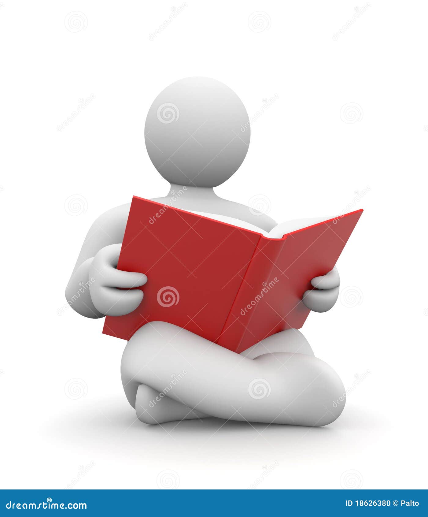 Person read book stock illustration. Illustration of read - 18626380