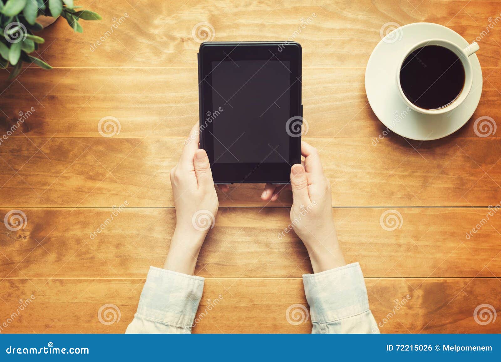 Person Reading a Book with an E-reader Stock Photo - Image of person ...