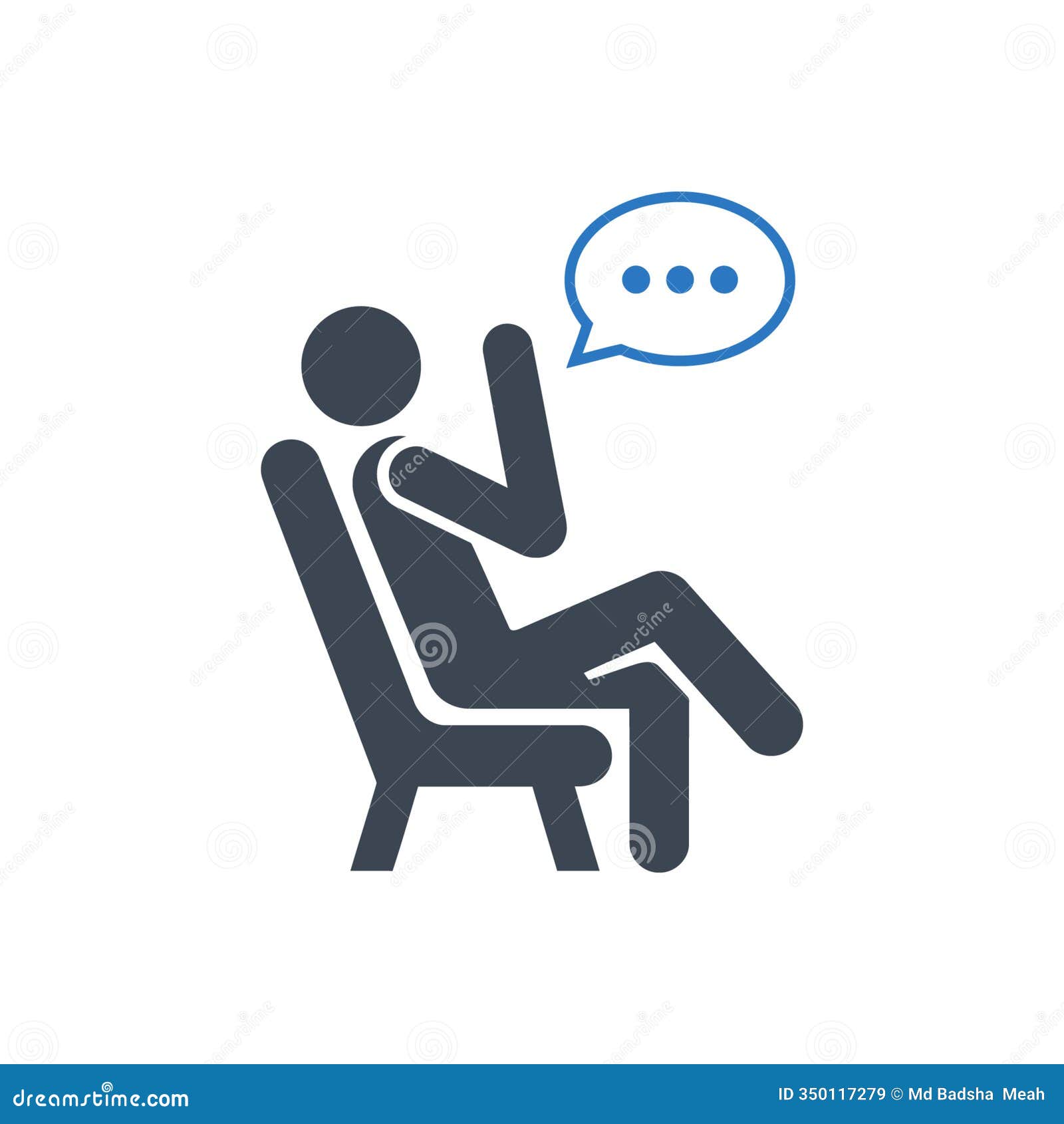 Person Relaxing On Hammock Icon Black And White Vector Outline Sign ...