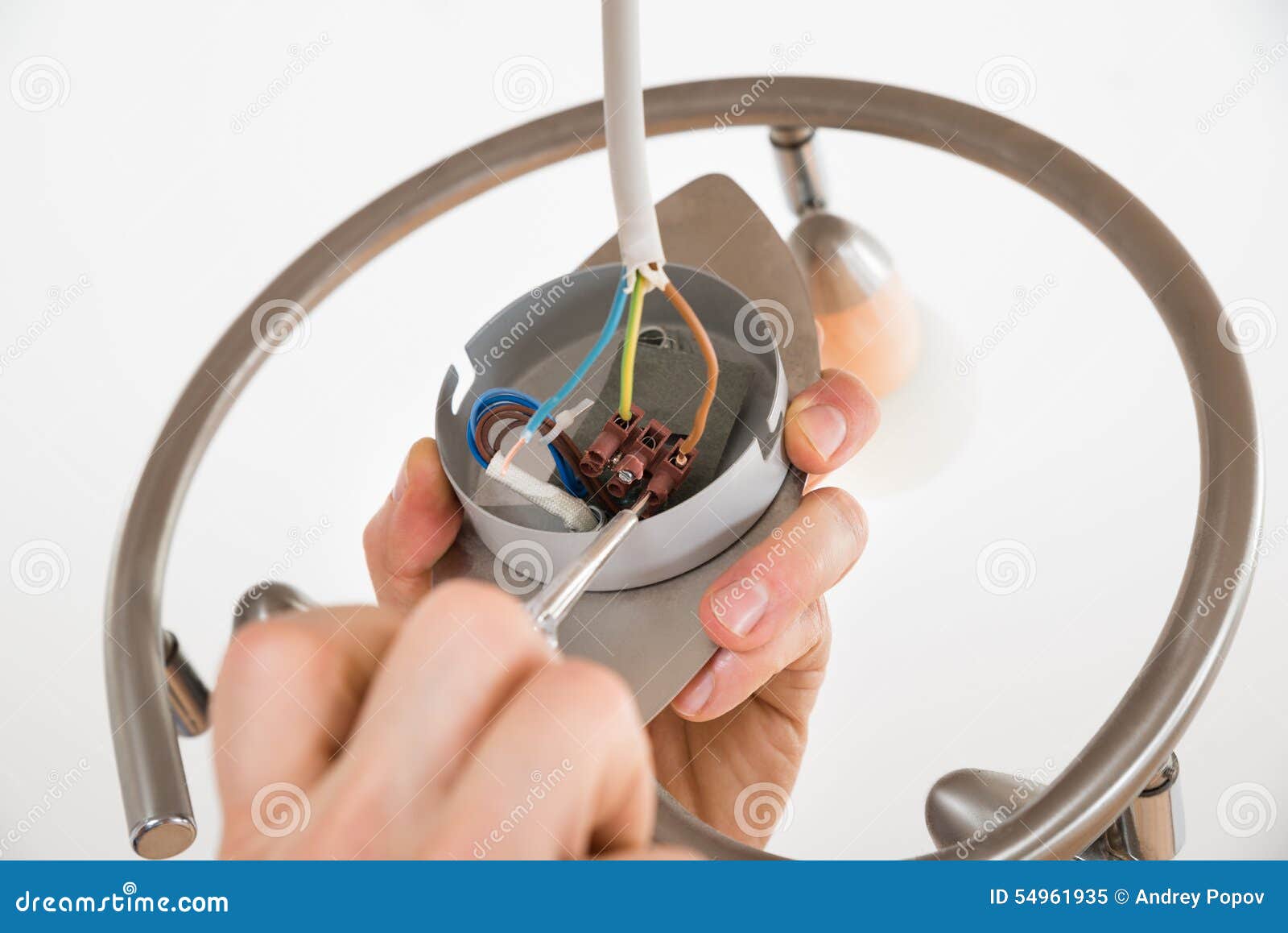 Person repairing light stock image. Image of adult, checking - 54961935