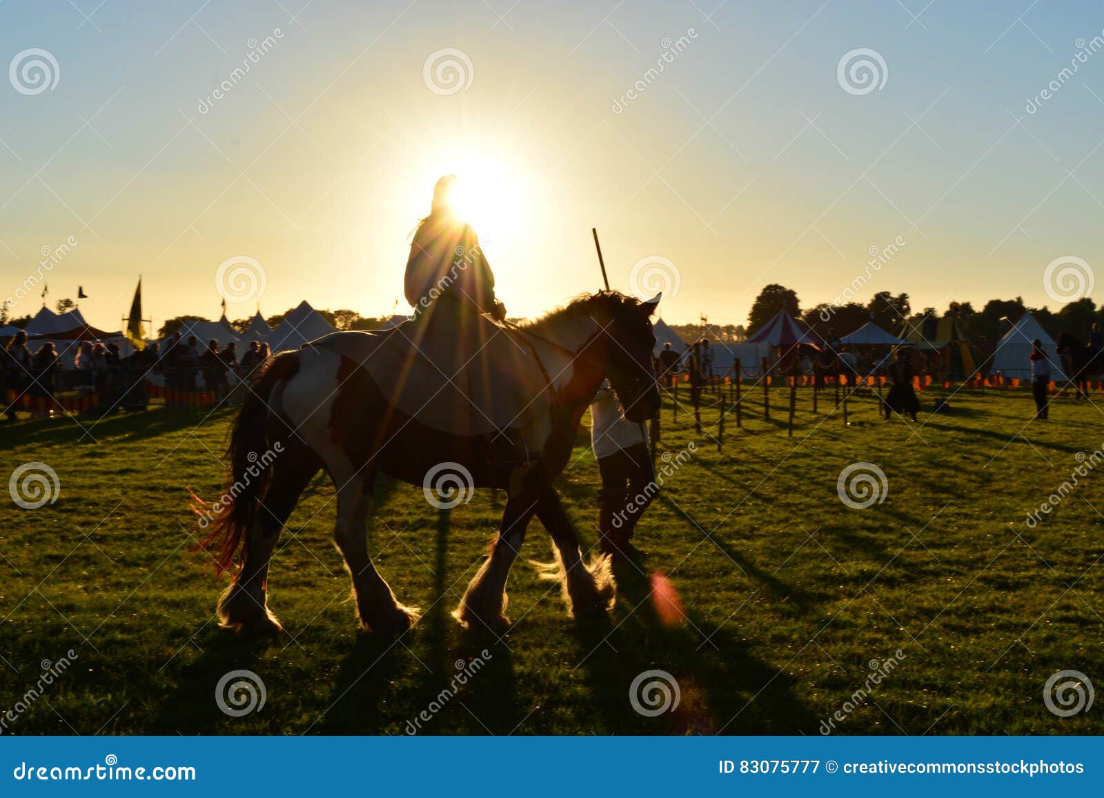 Person Riding On Horse Under Cloudy Sky During Daytime Picture. Image ...