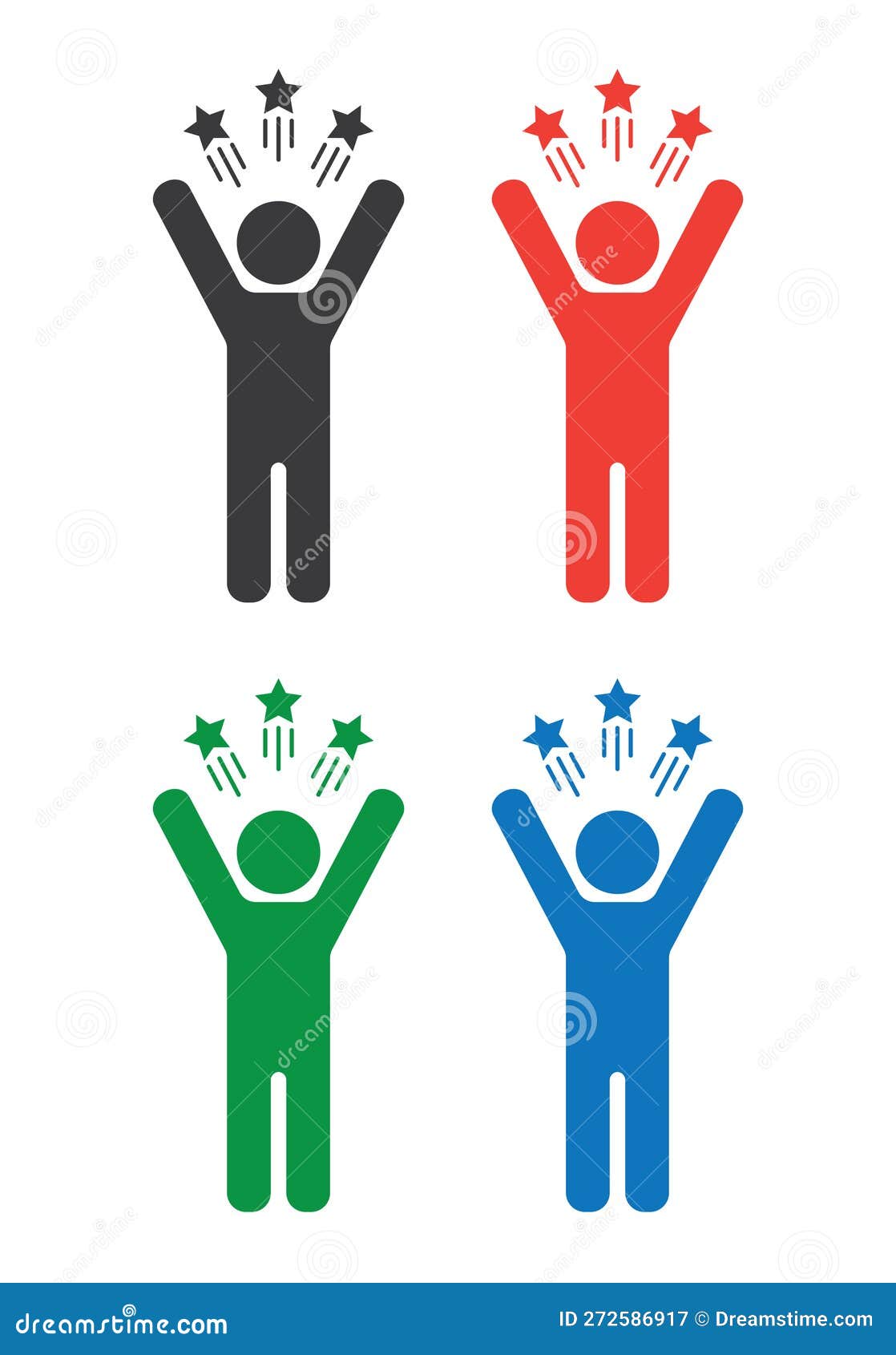 Person Rising Above Negative Thoughts, Depicted As Dark Clouds, Towards ...