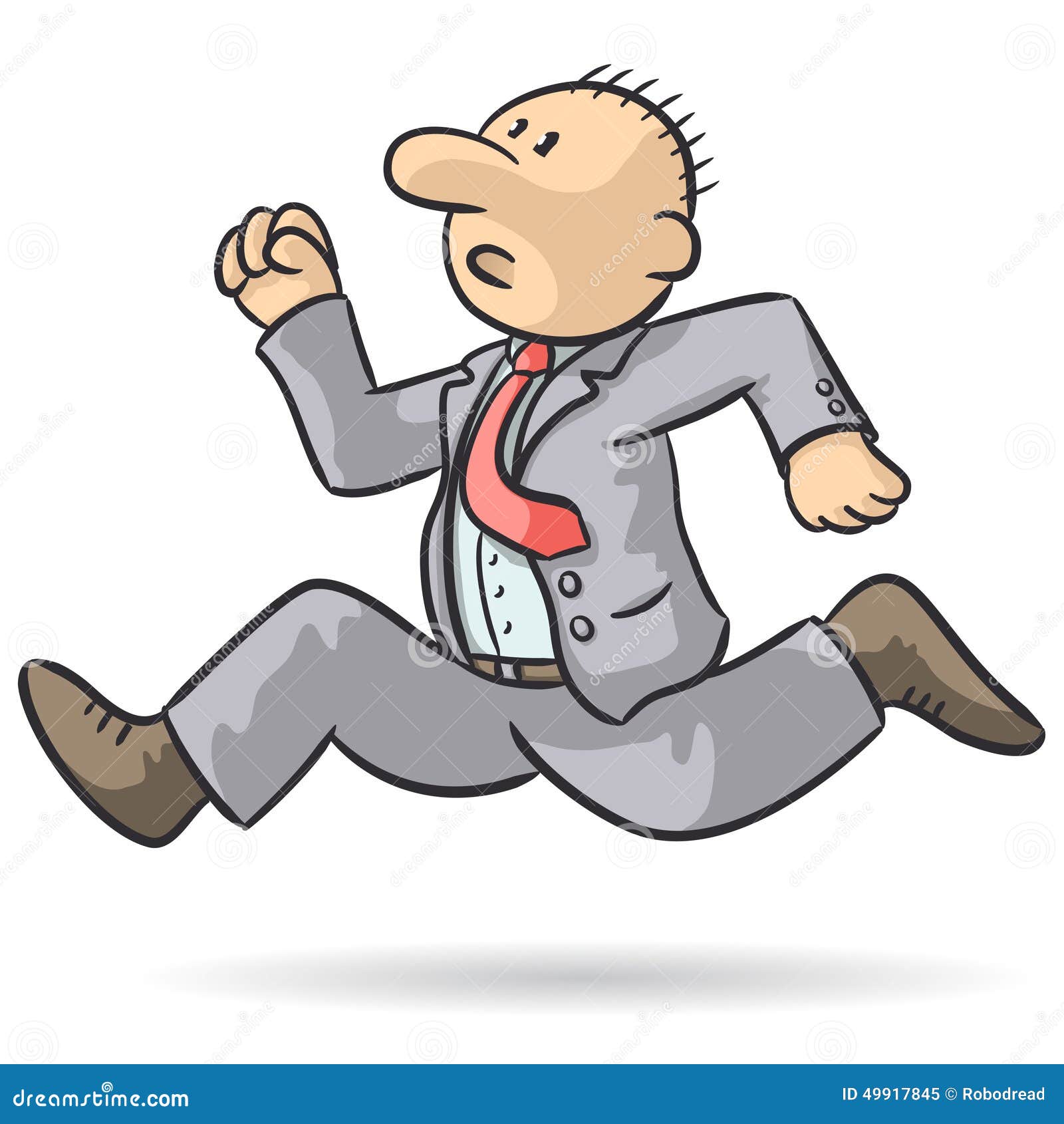 Person running stock vector. Illustration of chasing - 49917845