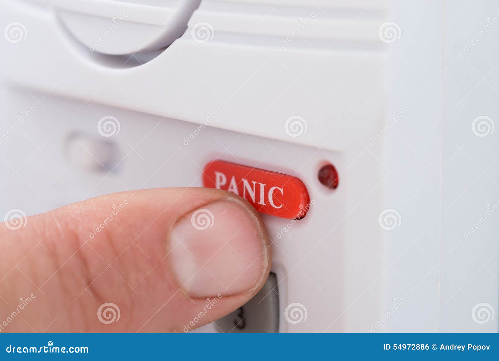 Person S Hand Pressing Panic Button Stock Photo - Image of people, combination: 54972886