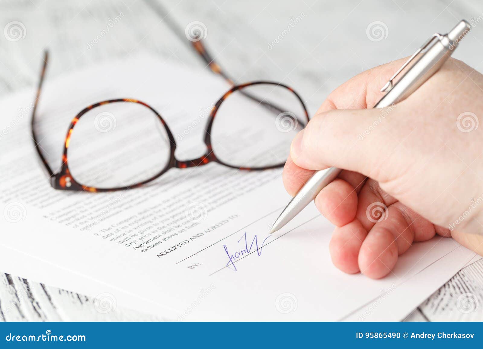Person& X27;s Hand Signing an Important Document Stock Photo - Image of ...