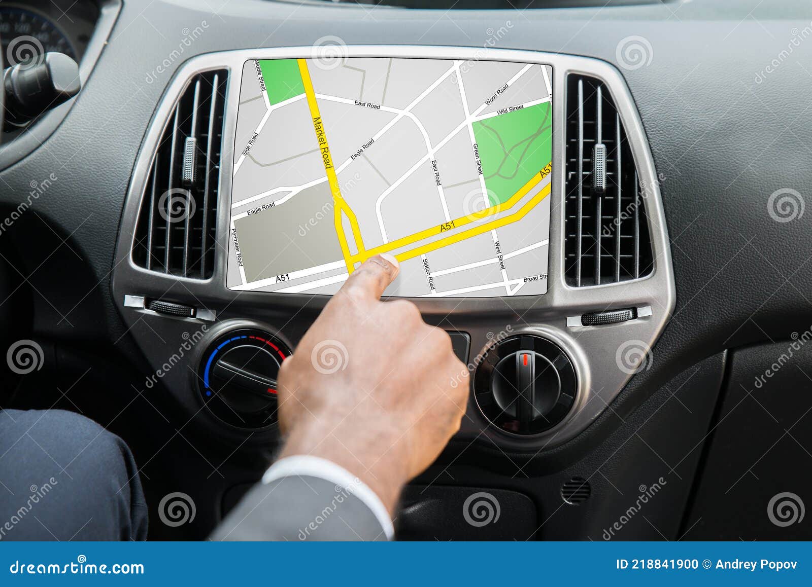 Person`s Hand Using GPS Navigation System Stock Photo - Image of ... Person`s Hand Using GPS Navigation System Stock Photo - Image of ...