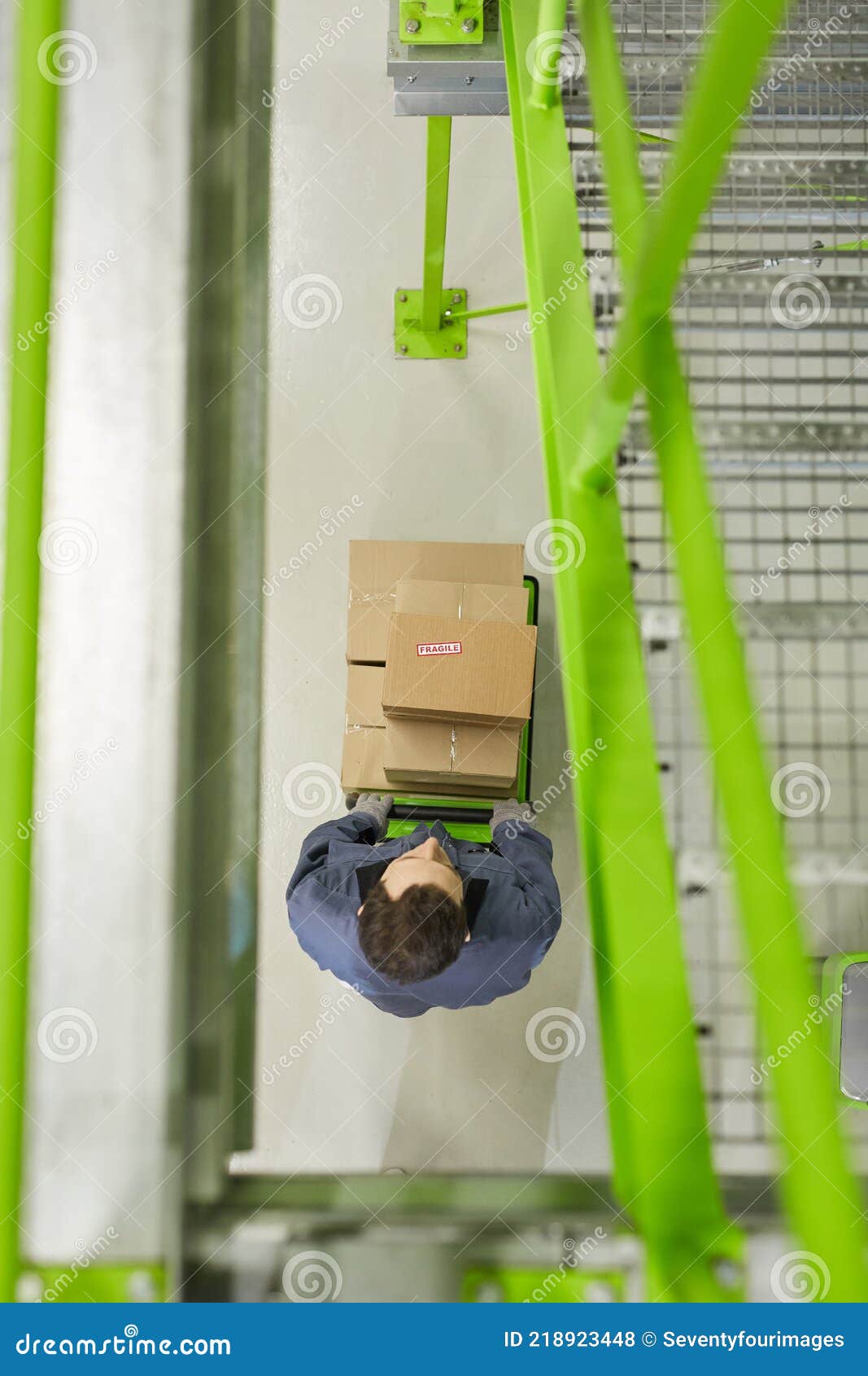 Person Shipping the Parcels Stock Photo - Image of package, warehouse ...