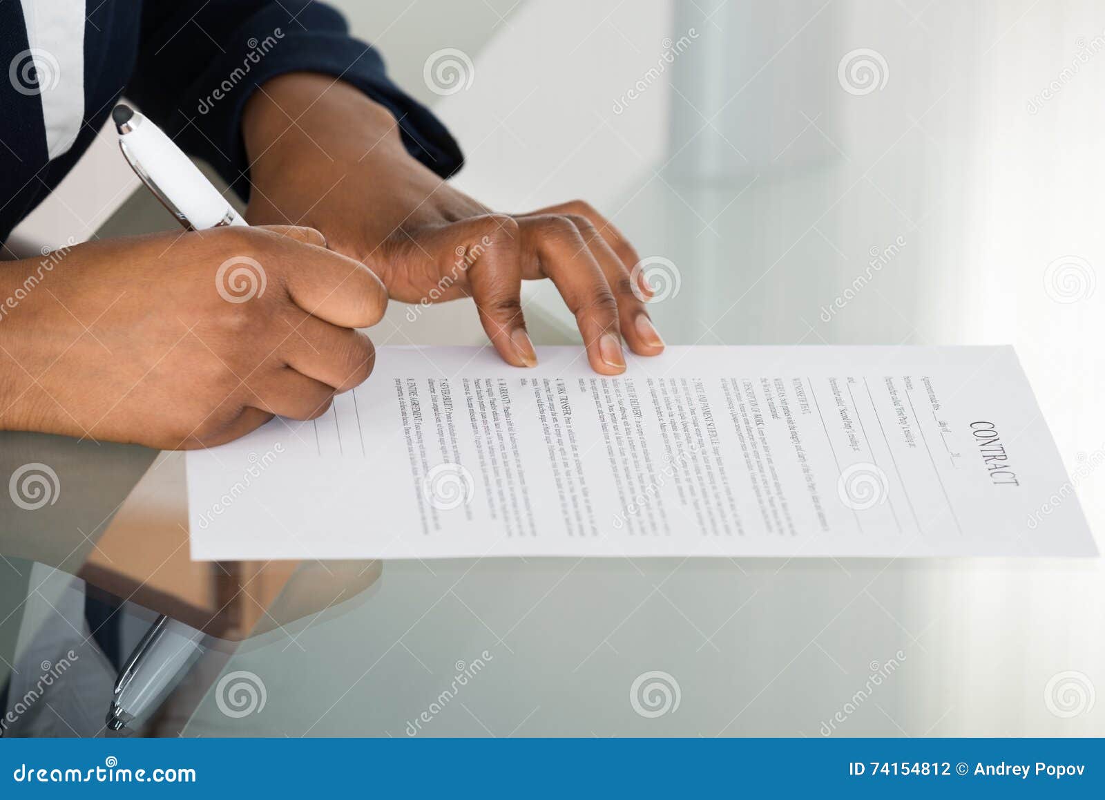 Person Signing Contract stock photo. Image of customer - 74154812