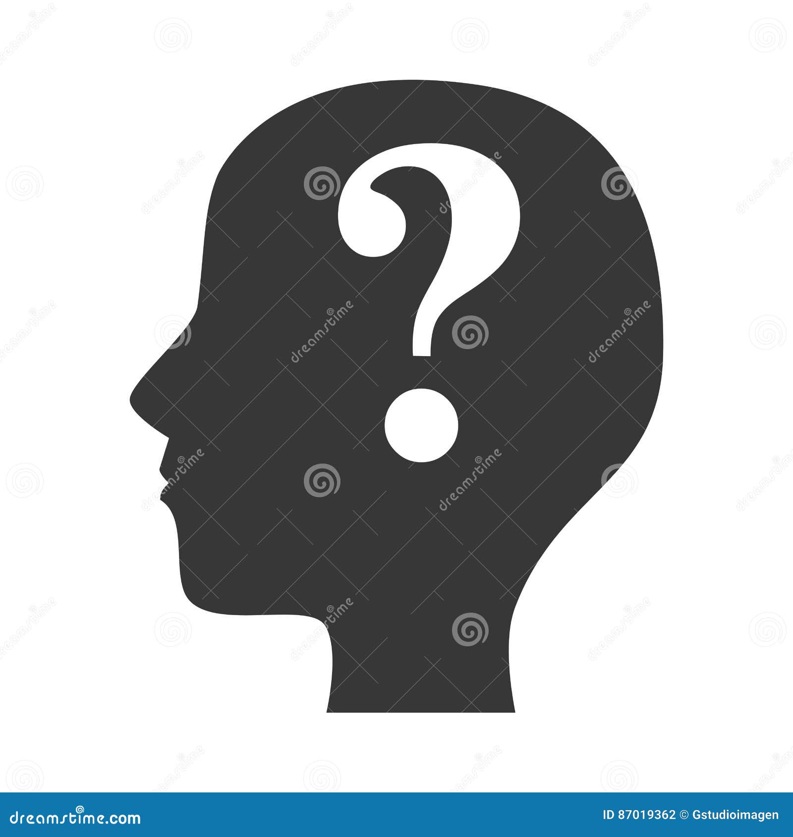 Person Silhouette with Question Mark Stock Vector - Illustration of ... Person Silhouette with Question Mark Stock Vector - Illustration of ...