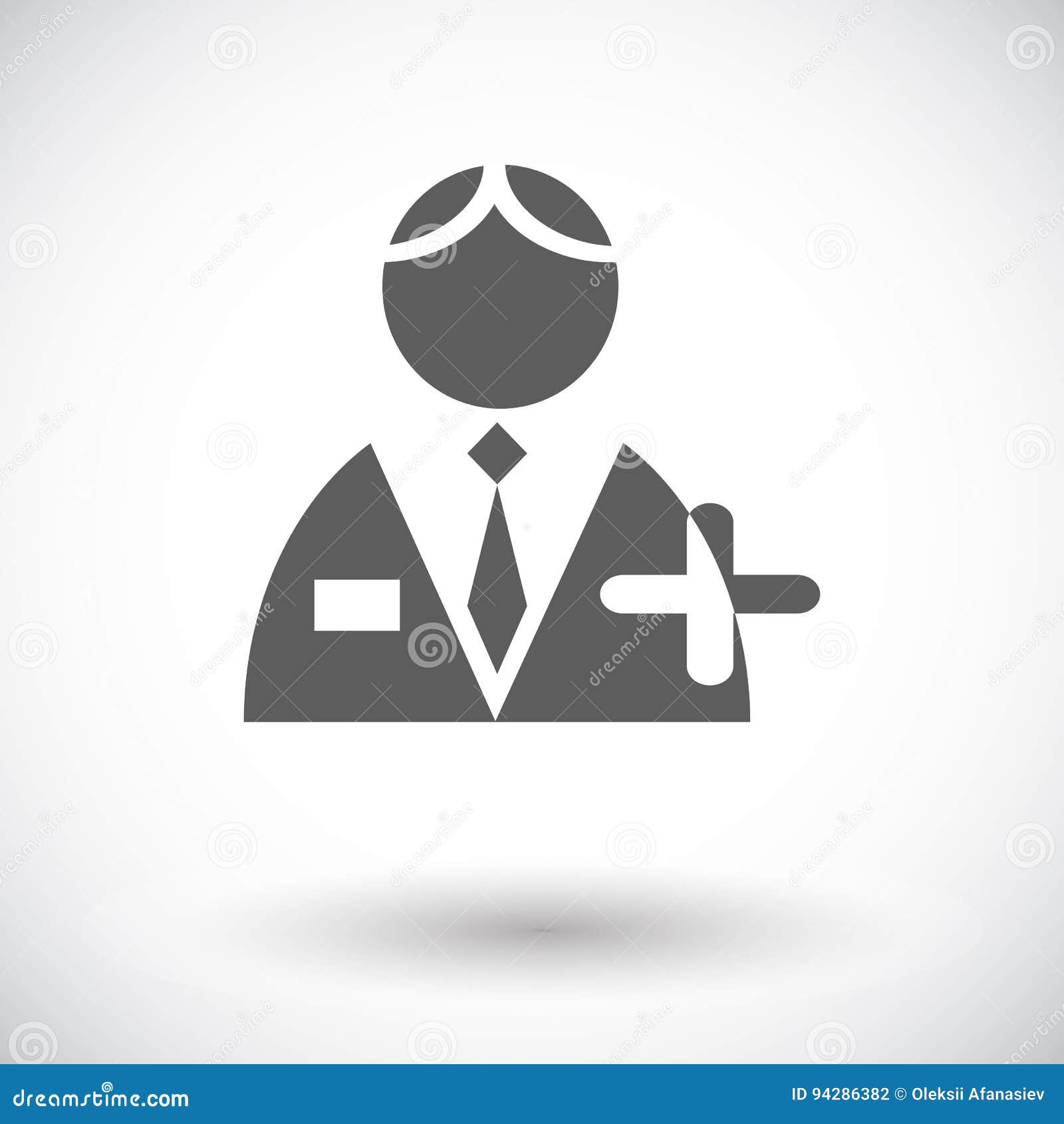 Person single icon. stock vector. Illustration of graphic - 94286382