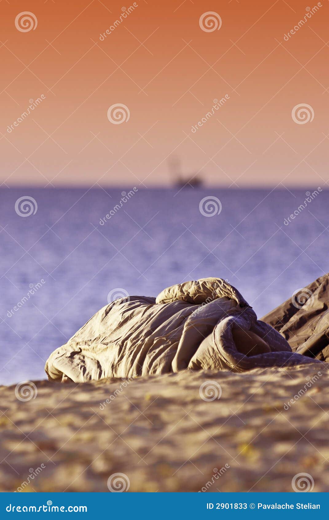 Person sleeping on beach stock image. Image of sleeping - 2901833