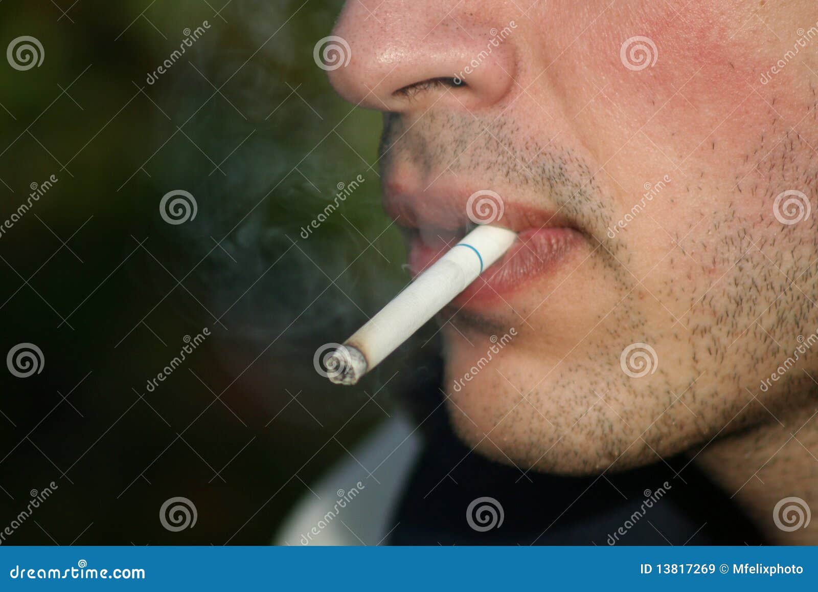 Person Smoking a Cigarette stock image. Image of closeup - 13817269