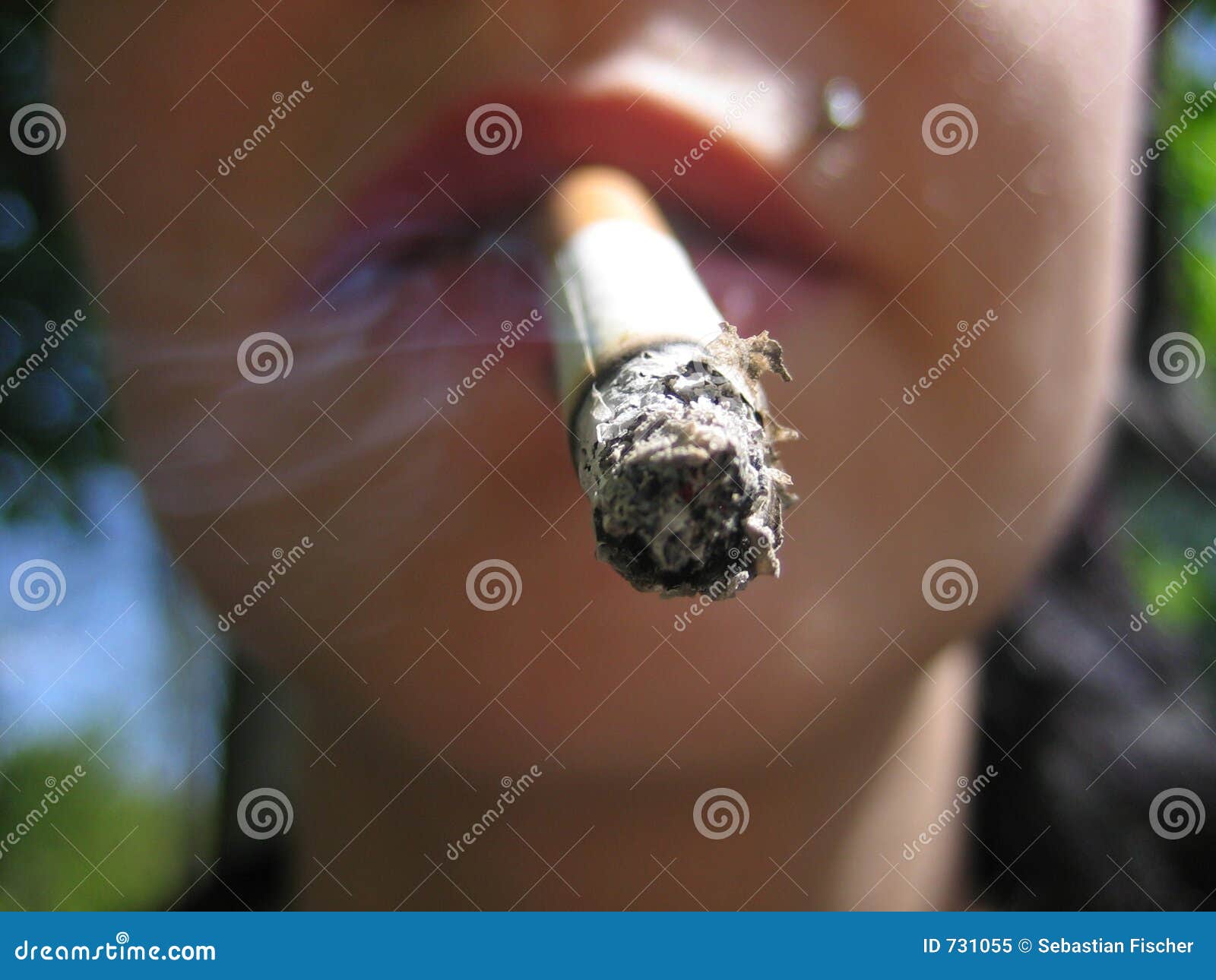 Person smoking cigarette stock image. Image of portrait - 731055