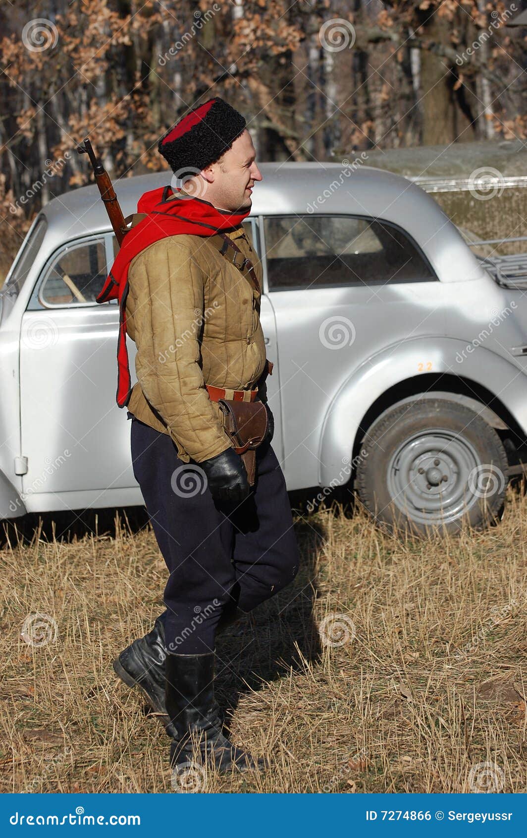 Person in Soviet WW2 Military Uniform Stock Photo - Image of soviet ...