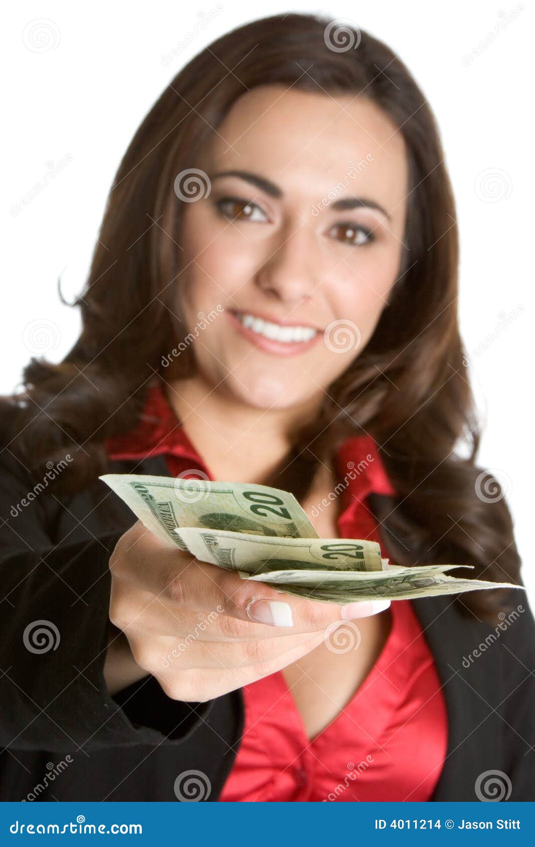 Person Spending Woman stock photo. Image of cash, holding - 4011214