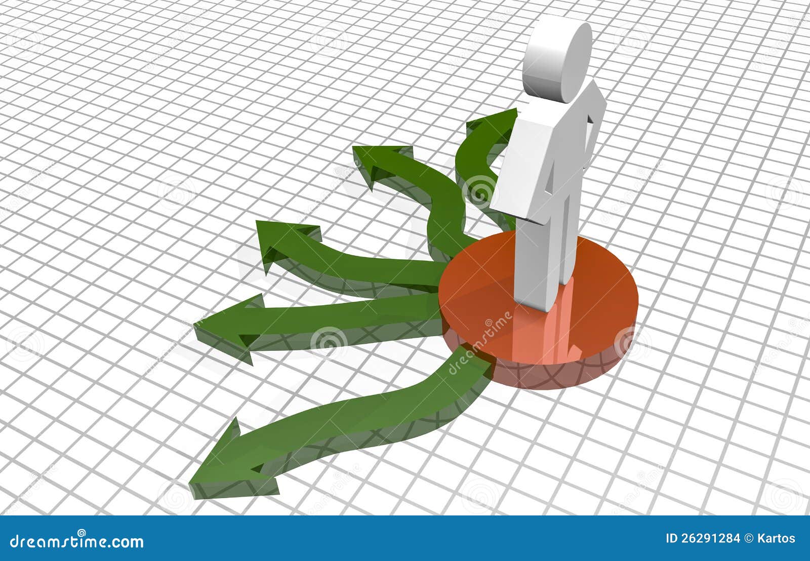 A Person Is Standing, Precisionist Lines And Shapes, Made Of Wire ...