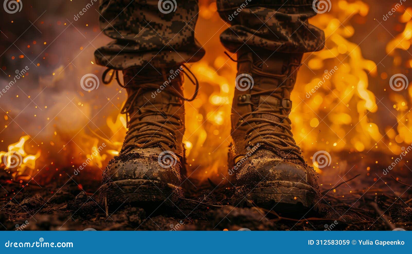 Person Standing in Front of Fire Stock Image - Image of logs, pyre ...