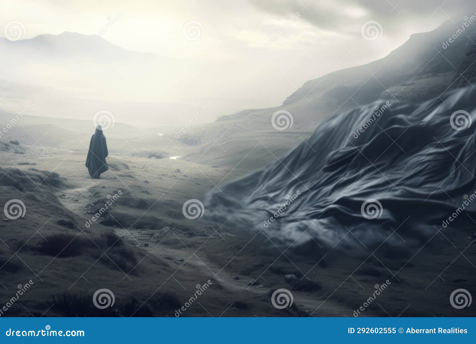 Person In The Desert A Post Apocalyptic Story Where A Survivor Wanders ...