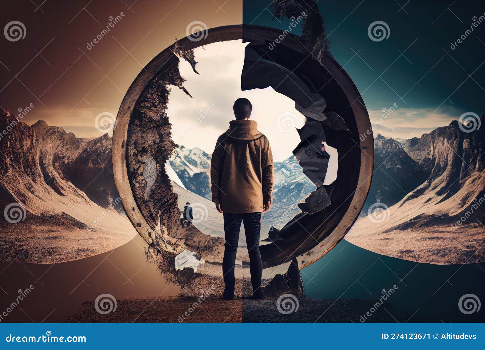 Split Realities Stock Illustrations – 6 Split Realities Stock ...