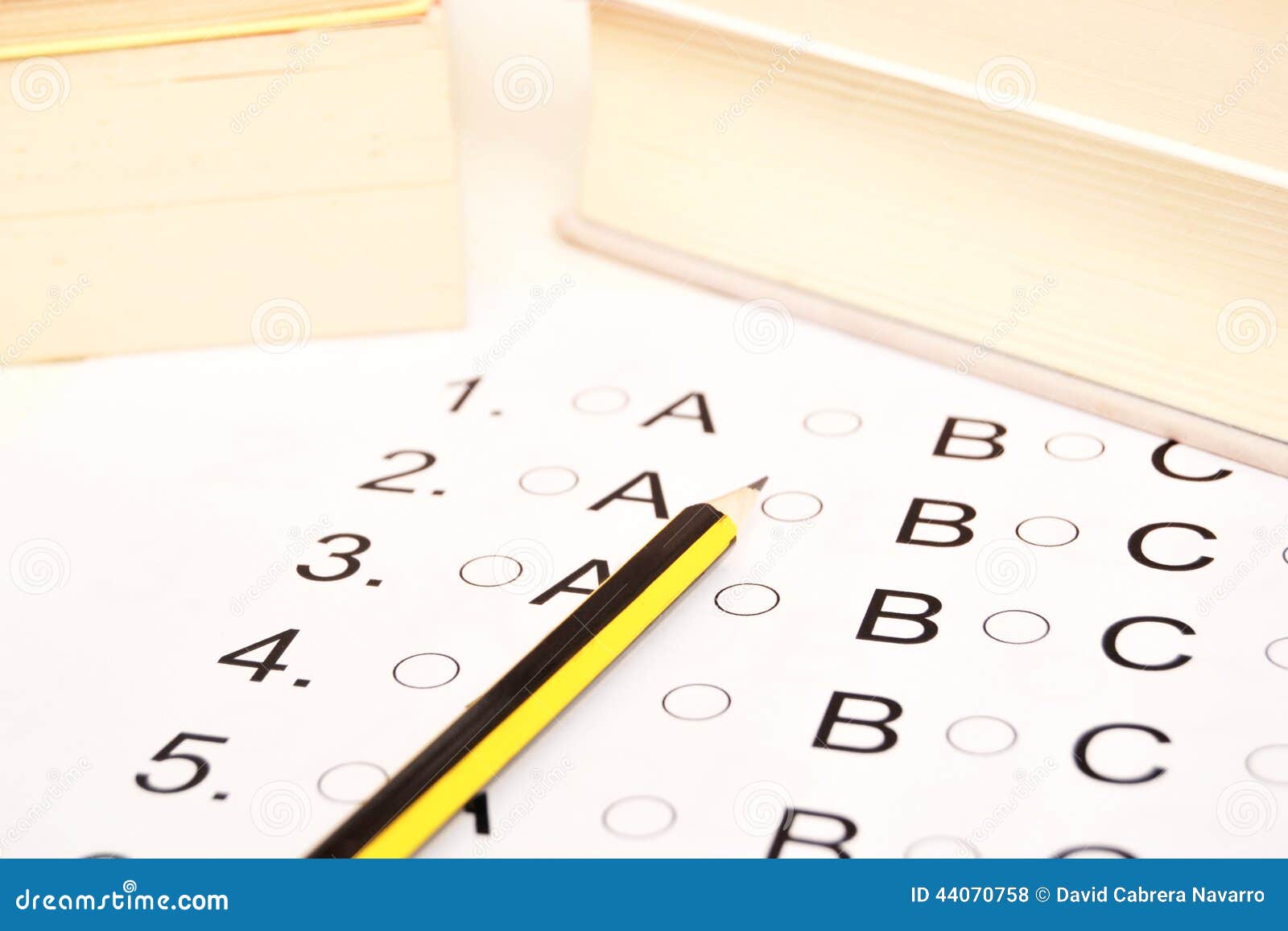 Person taking an exam stock photo. Image of evaluation - 44070758