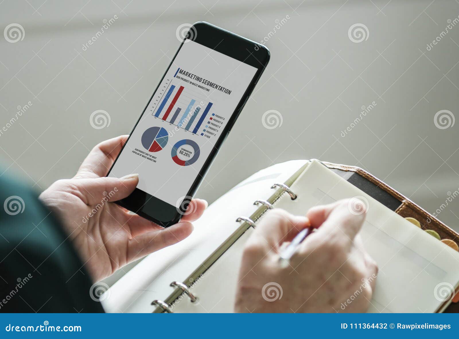 A Person Taking Notes from a Smartphone Stock Photo - Image of adult ...