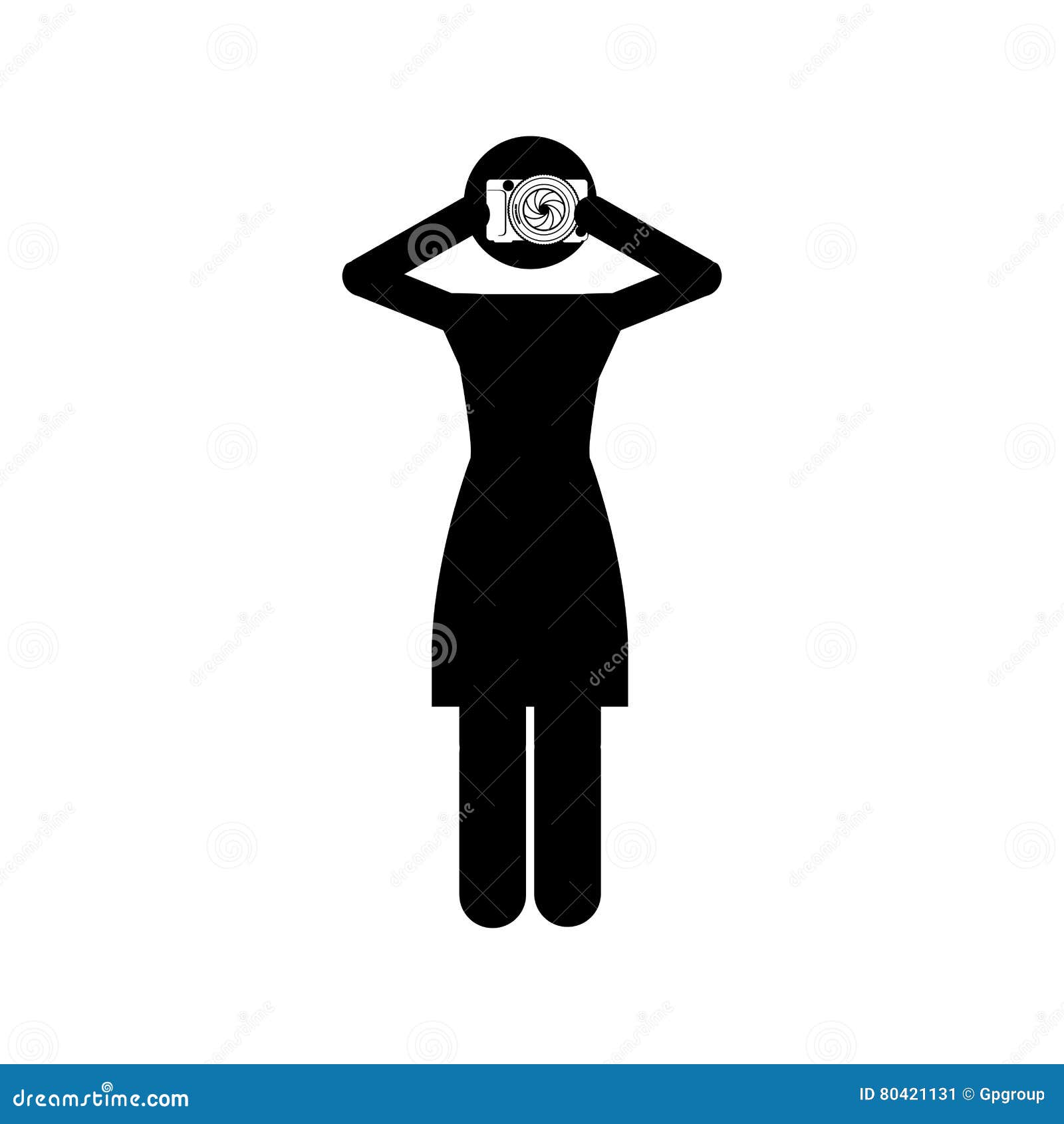 Person Taking Picture Icon Image Stock Vector - Illustration of capture ...