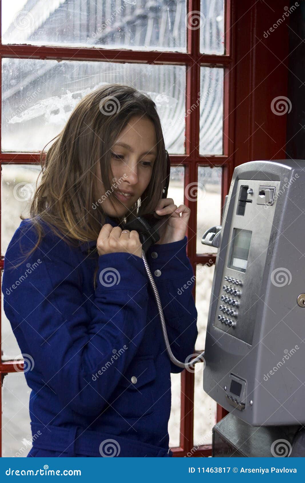 Person Talking Public Phone Stock Image - Image of london, britain ...