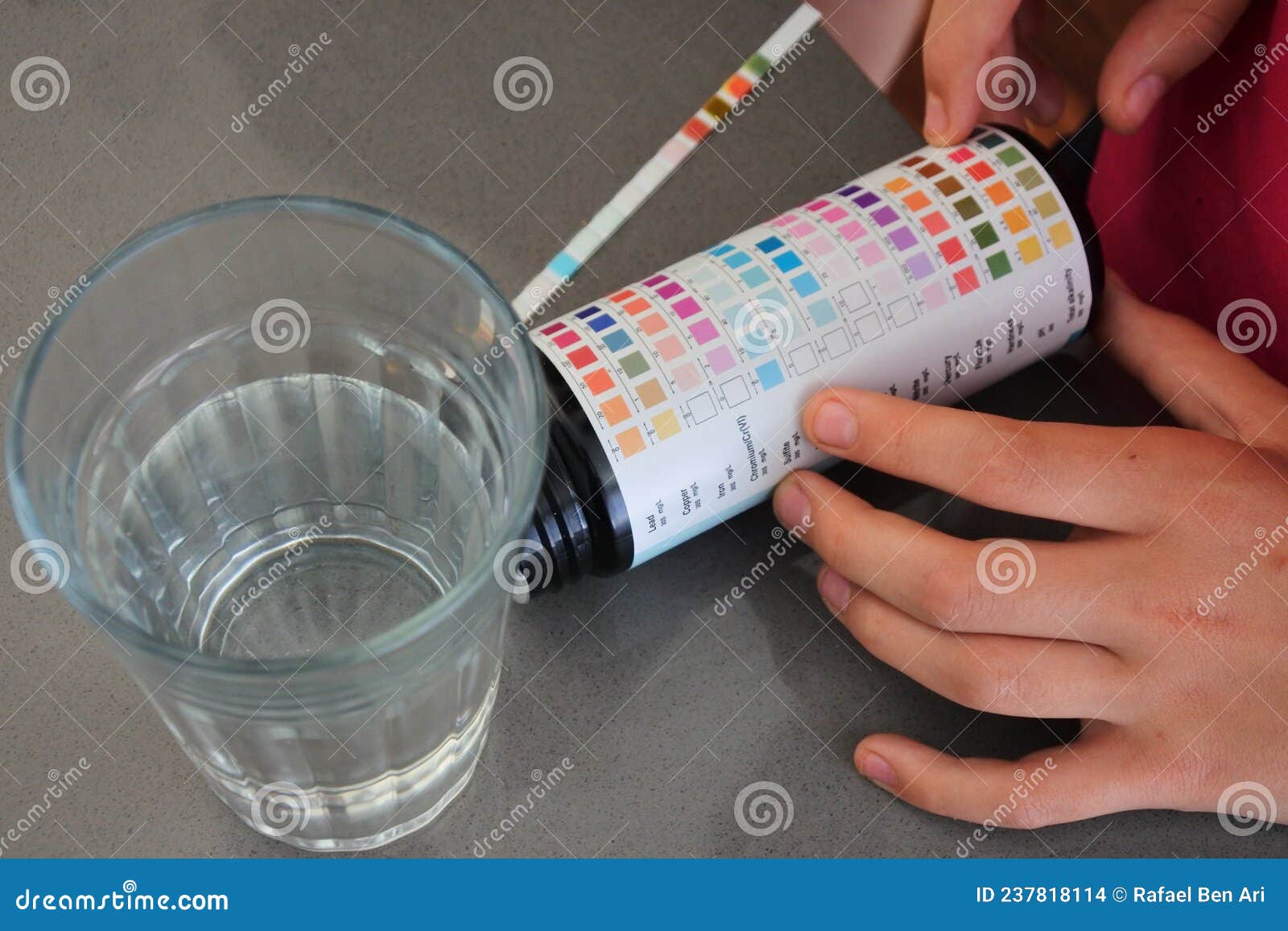 Person Testing Drinking Water with a Test Kit Stock Photo - Image of ...