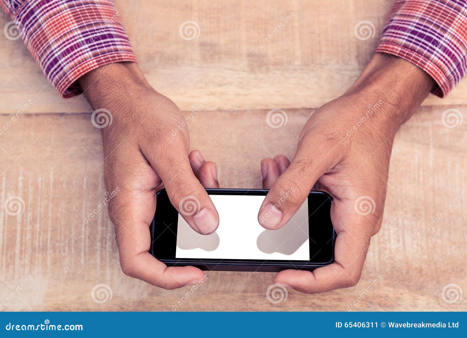 Person Texting on Smart Phone Stock Image - Image of holding, phone ...