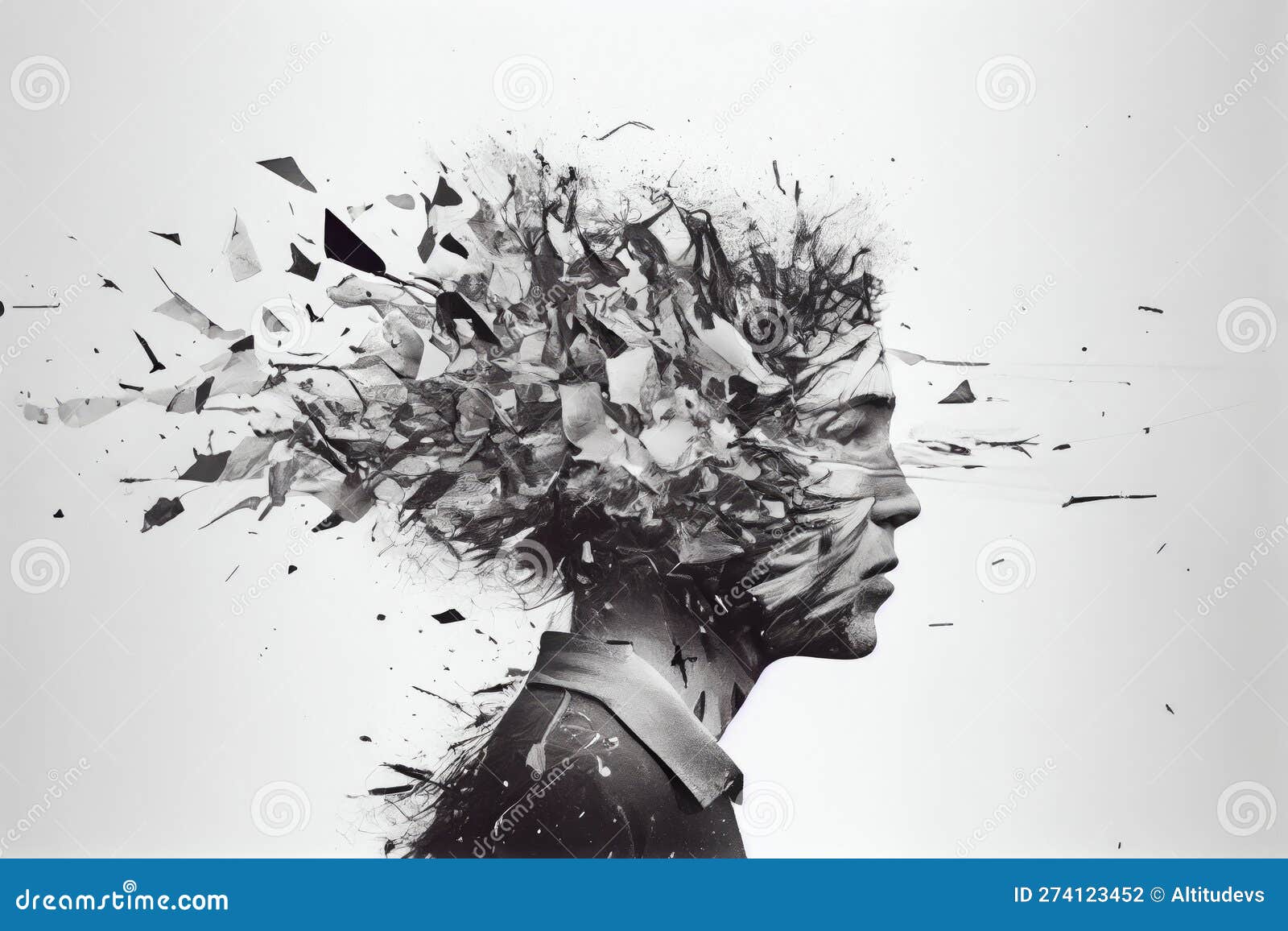 Person, with Their Mind in a State of Disarray, Going through Various ...