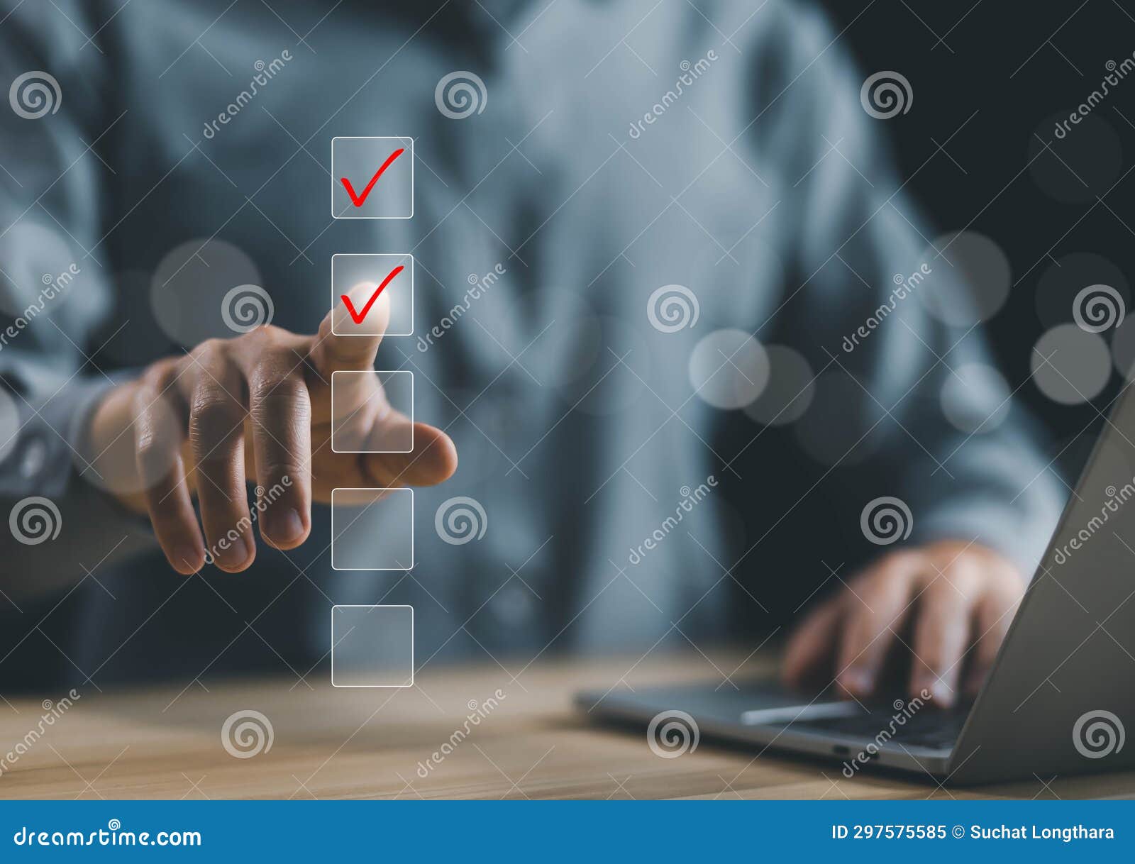 Concept Of Audit Check List Network Devices Stock Photography ...