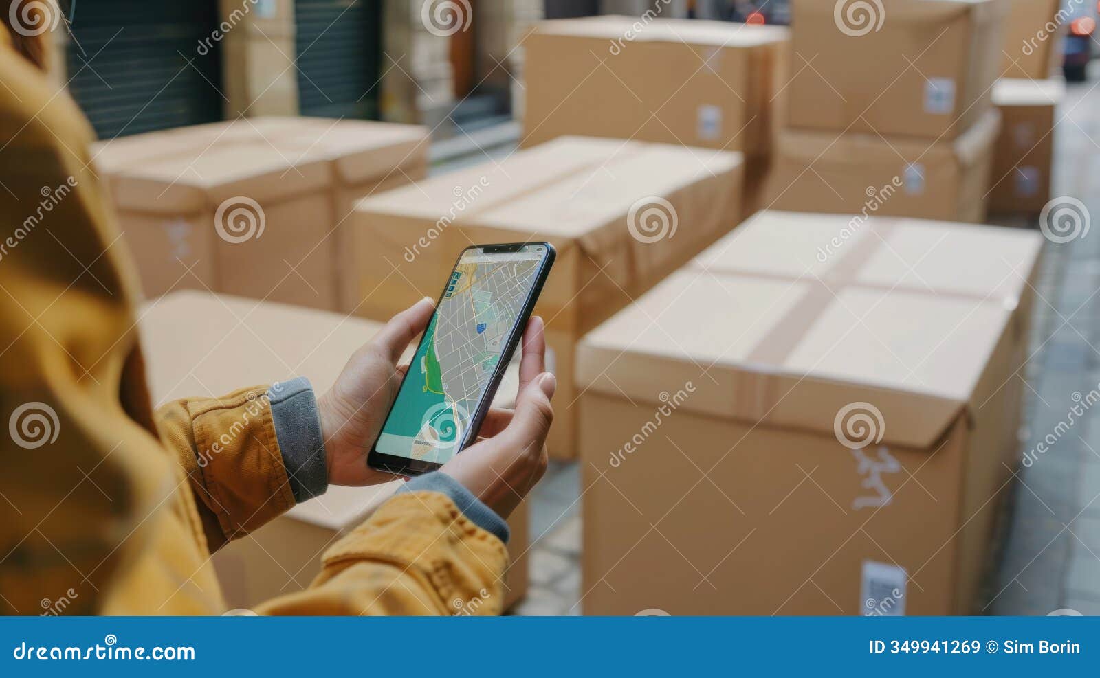 Tracking And Delivery Icon In Line Design. Delivery Status, Tracking ...